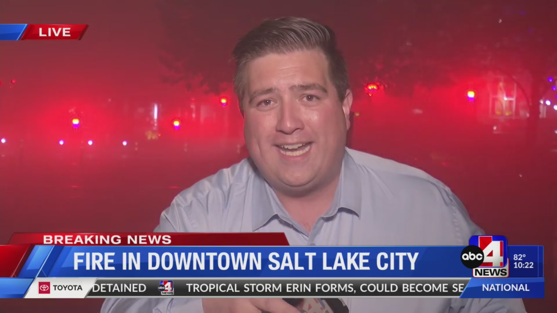 Fire in Downtown SLC threatens structures – ABC4 Utah