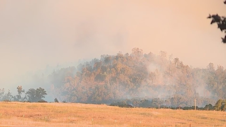 Aero Fire burns thousands of acres in first day in Calaveras County ...