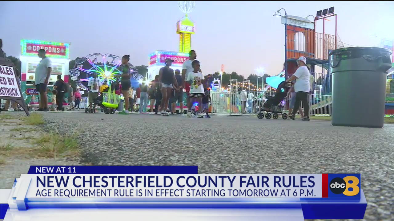New rules in effect at Chesterfield County Fair – WRIC ABC 8News
