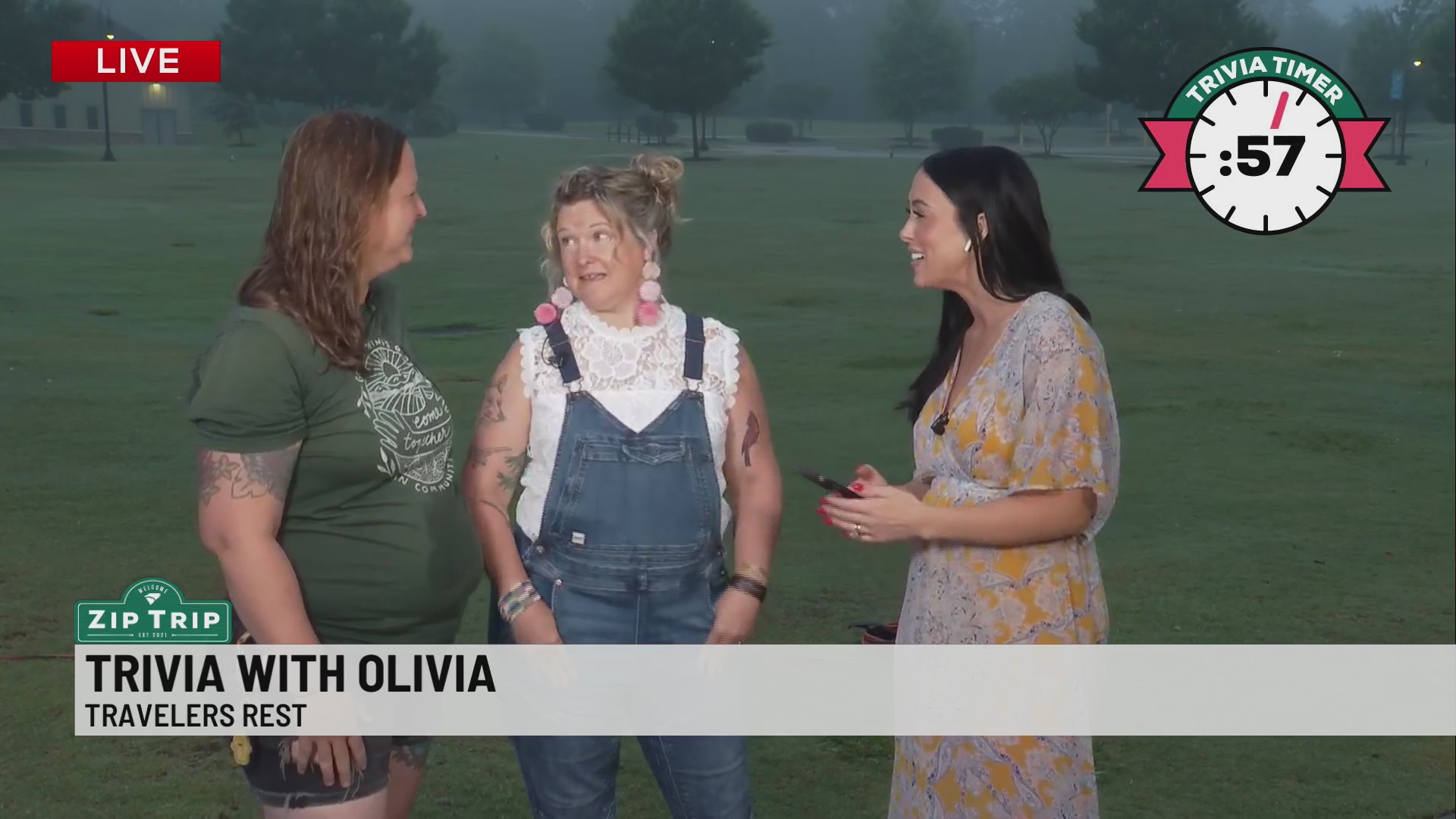 Zip Trip Travelers Rest: Trivia with Olivia, Rachel Harding & Lacy ...