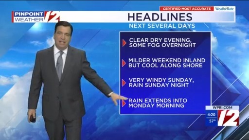 Tony Petrarca’s Latest Forecast – WPRI.com