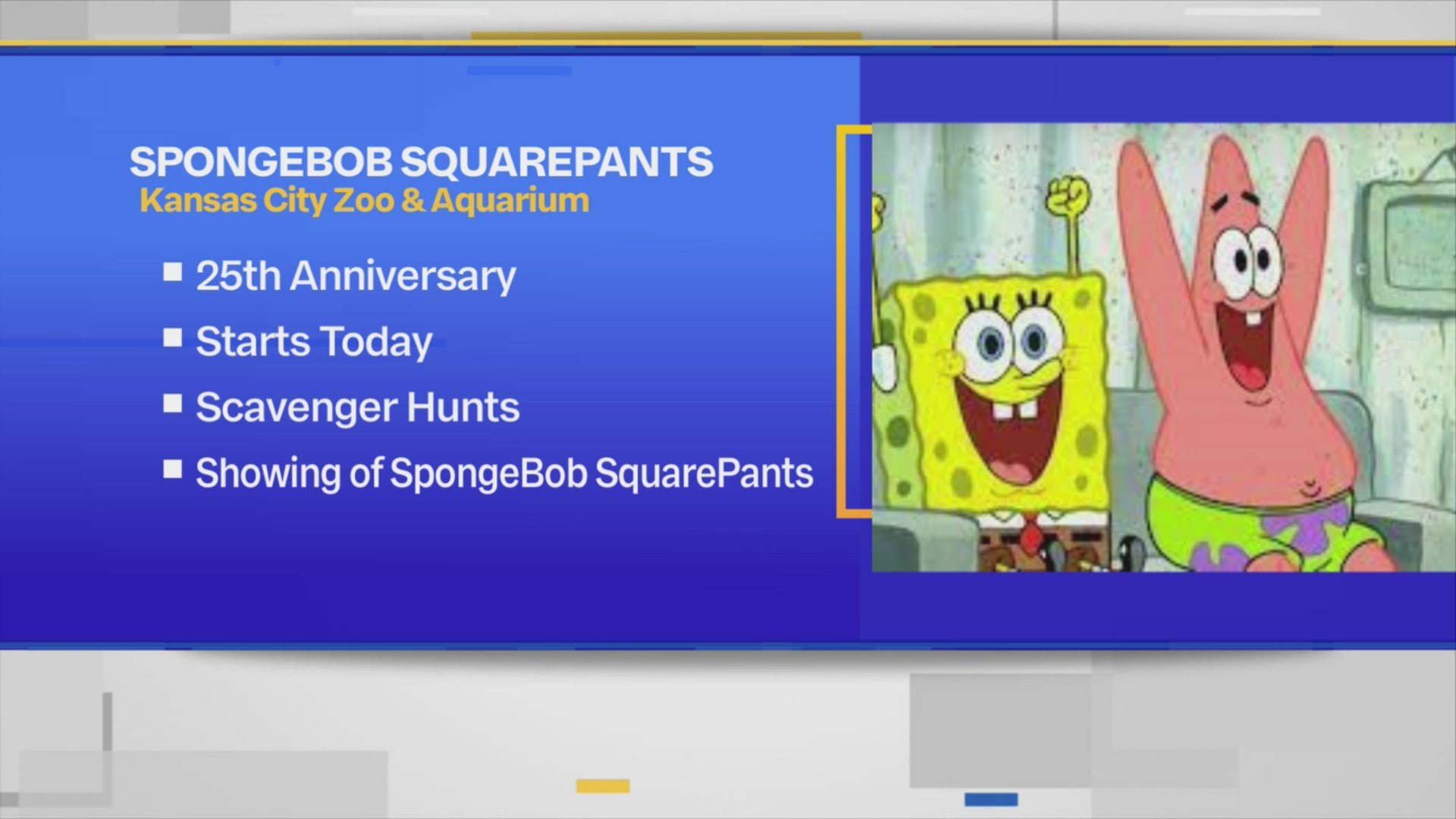 Spongebob Squarepants comes to Kansas City Zoo & Aquarium – FOX 4 ...