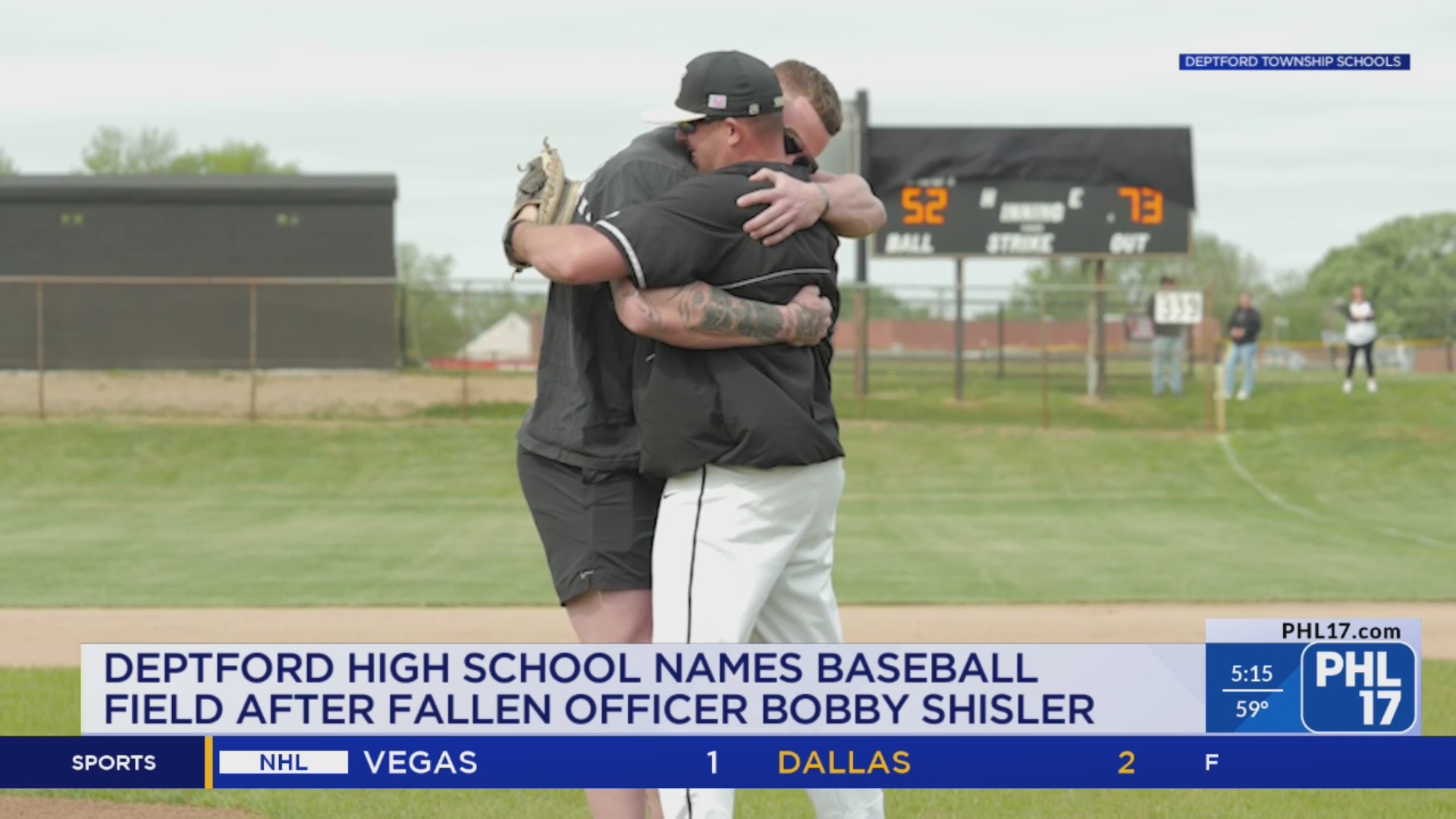 New Jersey high school names baseball field after fallen officer ...