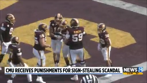 CMU receives punishments for sign-stealing scandal – NBC4 WCMH-TV