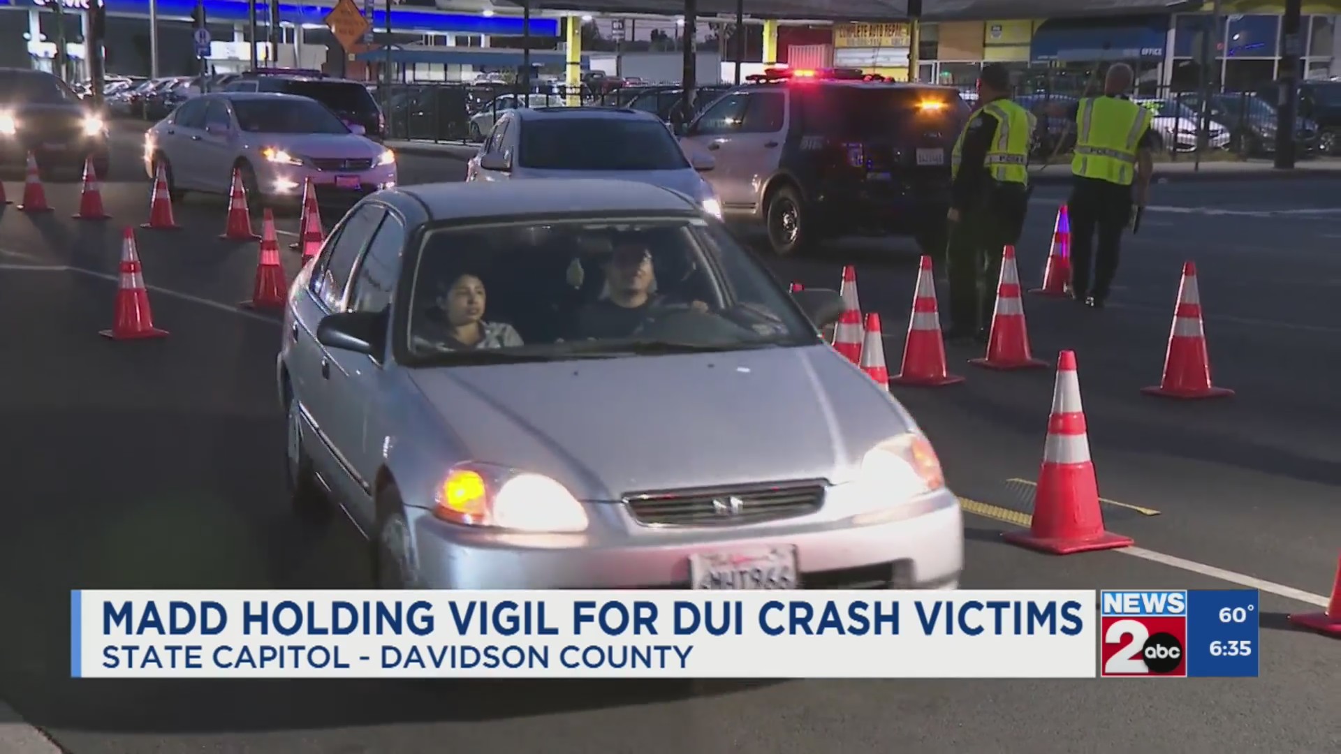MADD holding vigil for DUI crash victims – WKRN News 2