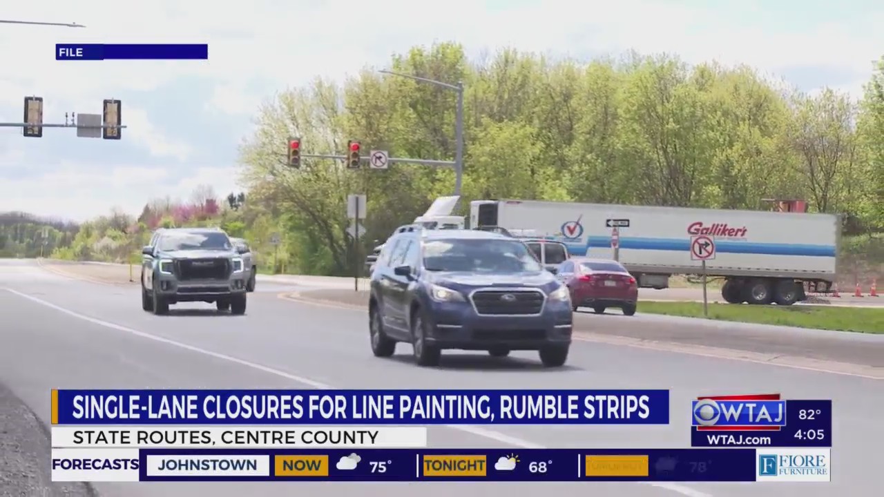 PennDOT to install center-line rumble strip and markings on major ...