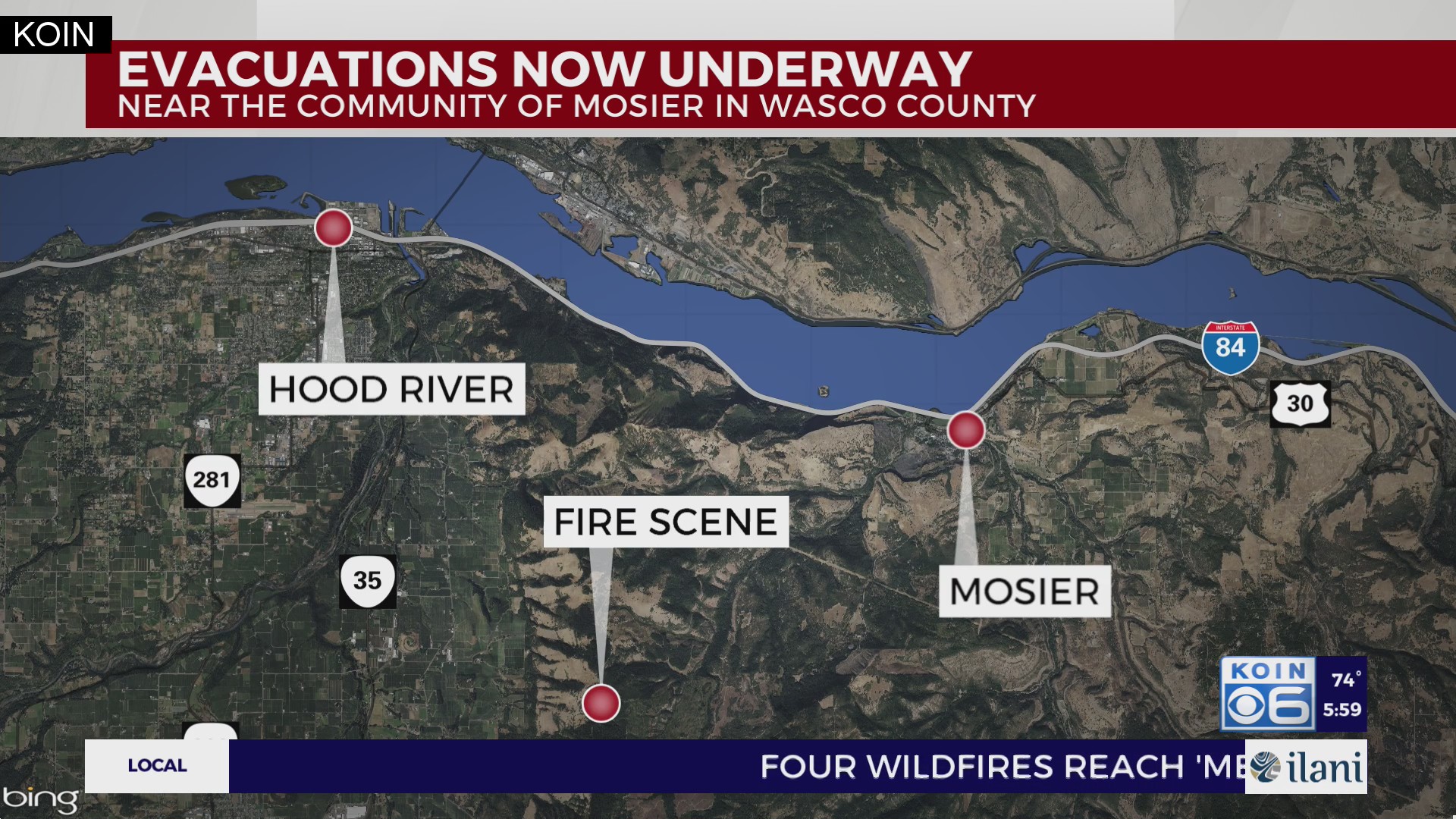 Mosier Fire Breaking – KOIN.com