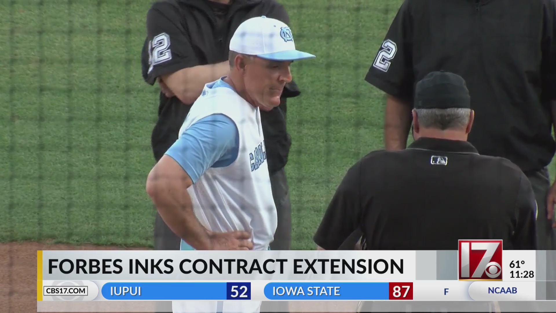 UNC signs contract extension with baseball coach Scott Forbes – CBS17.com