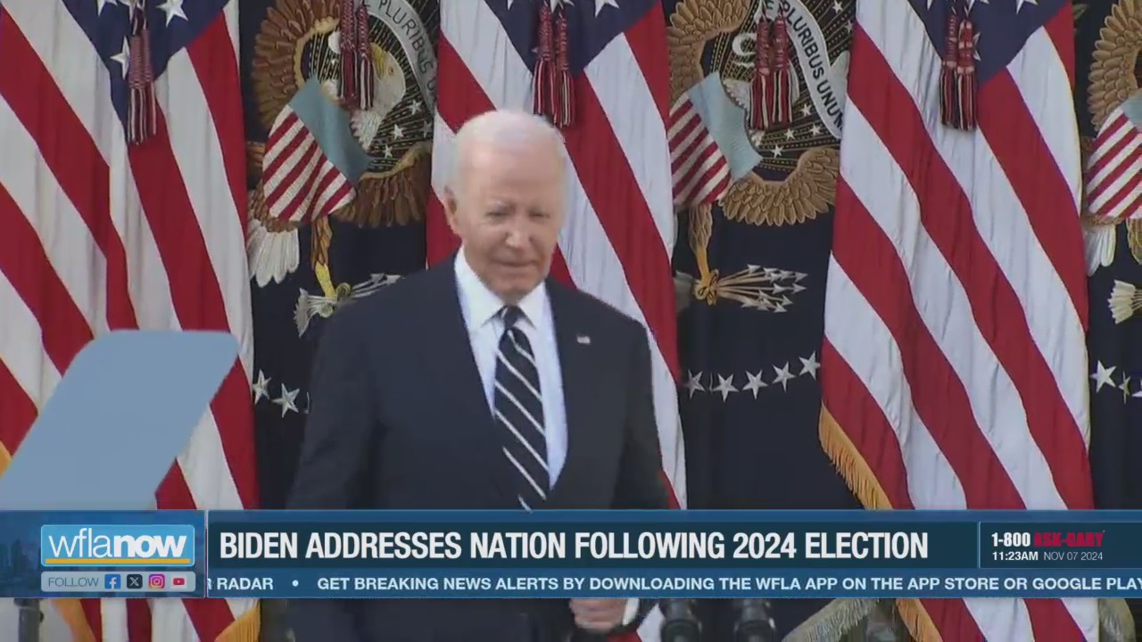 Biden addresses nation after decisive Trump win – WFLA