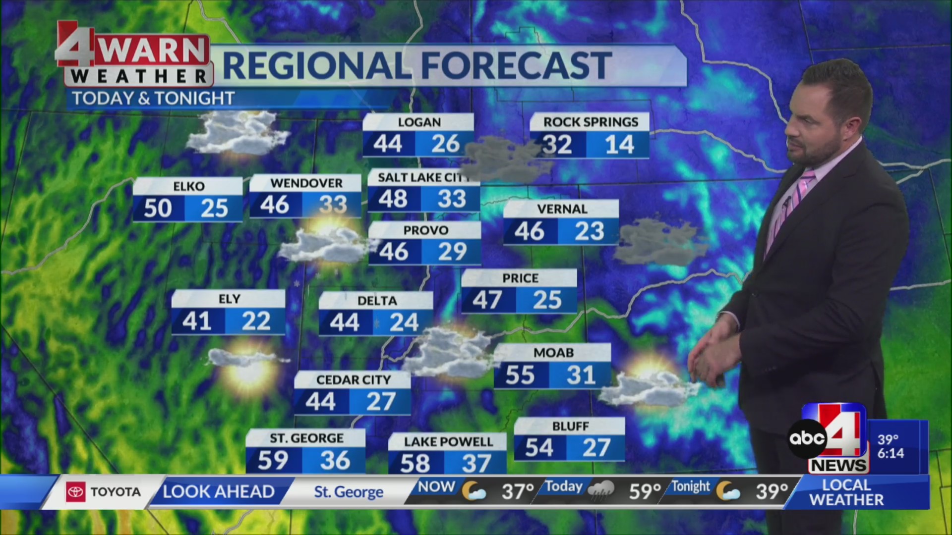 Chilly start to Wednesday gives to slightly warmer temps – ABC4 Utah