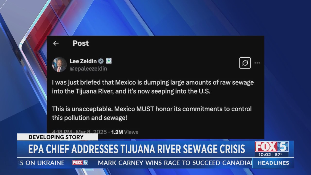 EPA chief addresses Tijuana River sewage crisis in San Diego County ...