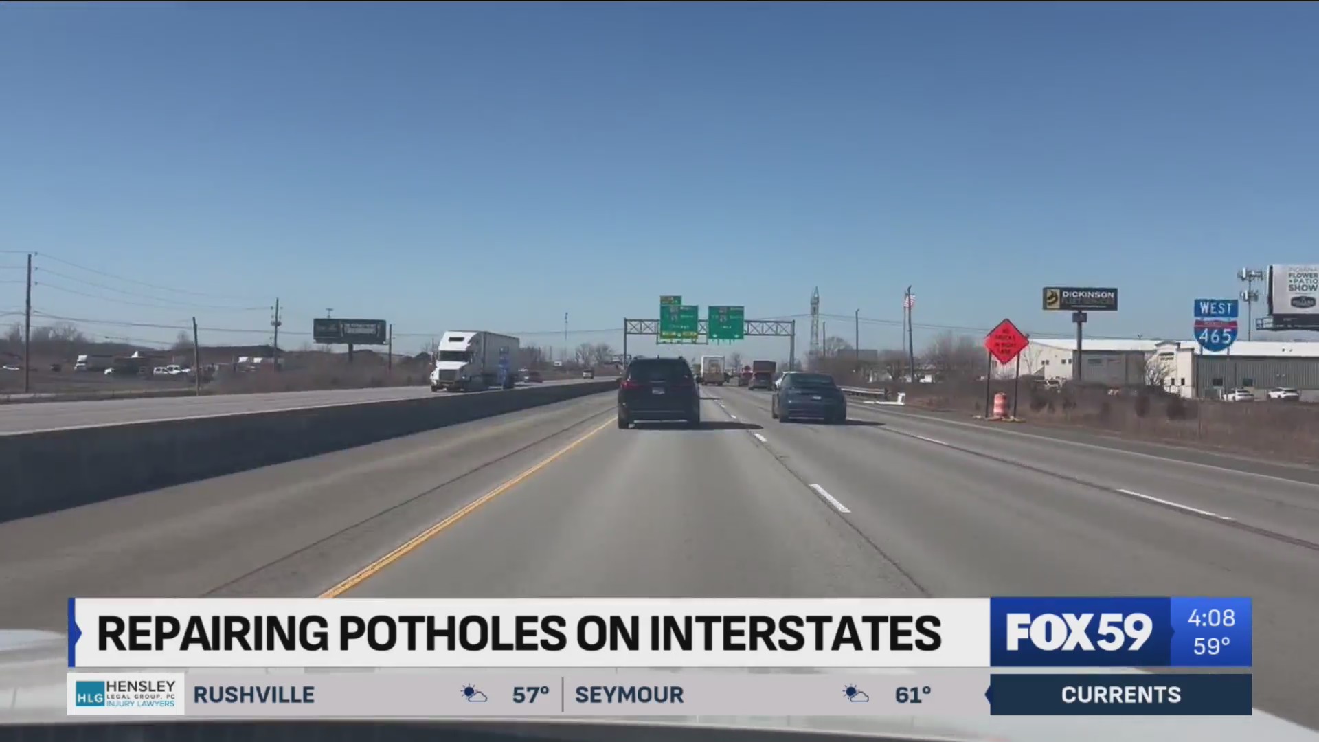 INDOT looks to repair potholes on Indiana’s interstates – Fox 59