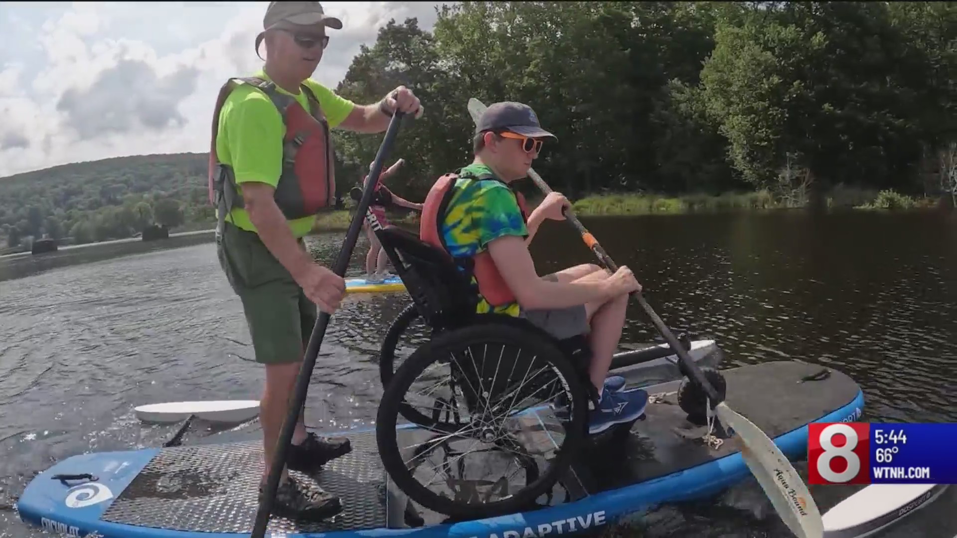 Those of all abilities thrive during a paddle board, kayak program ...