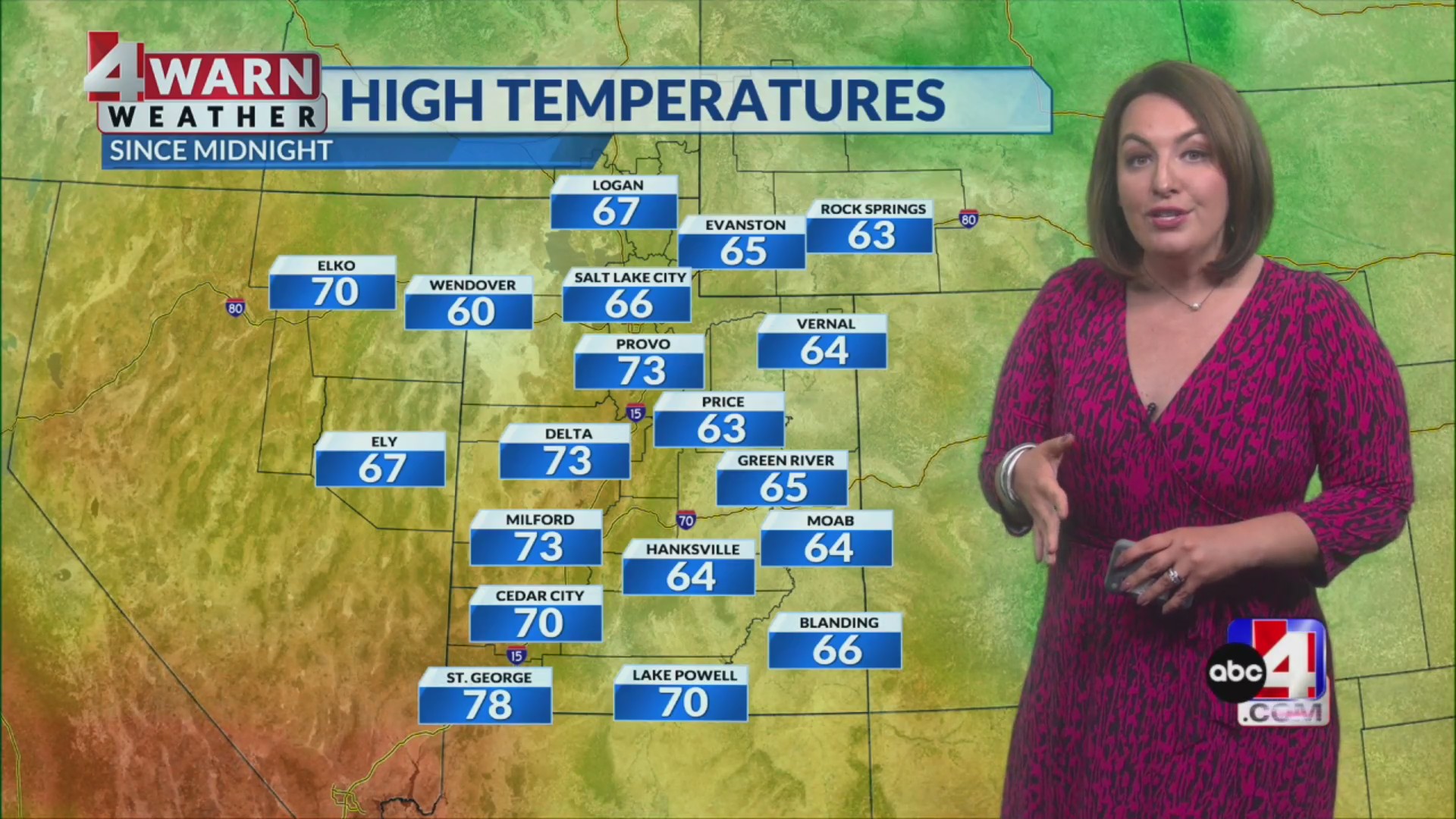A ridge of high pressure in control yet will slightly flatten by the ...