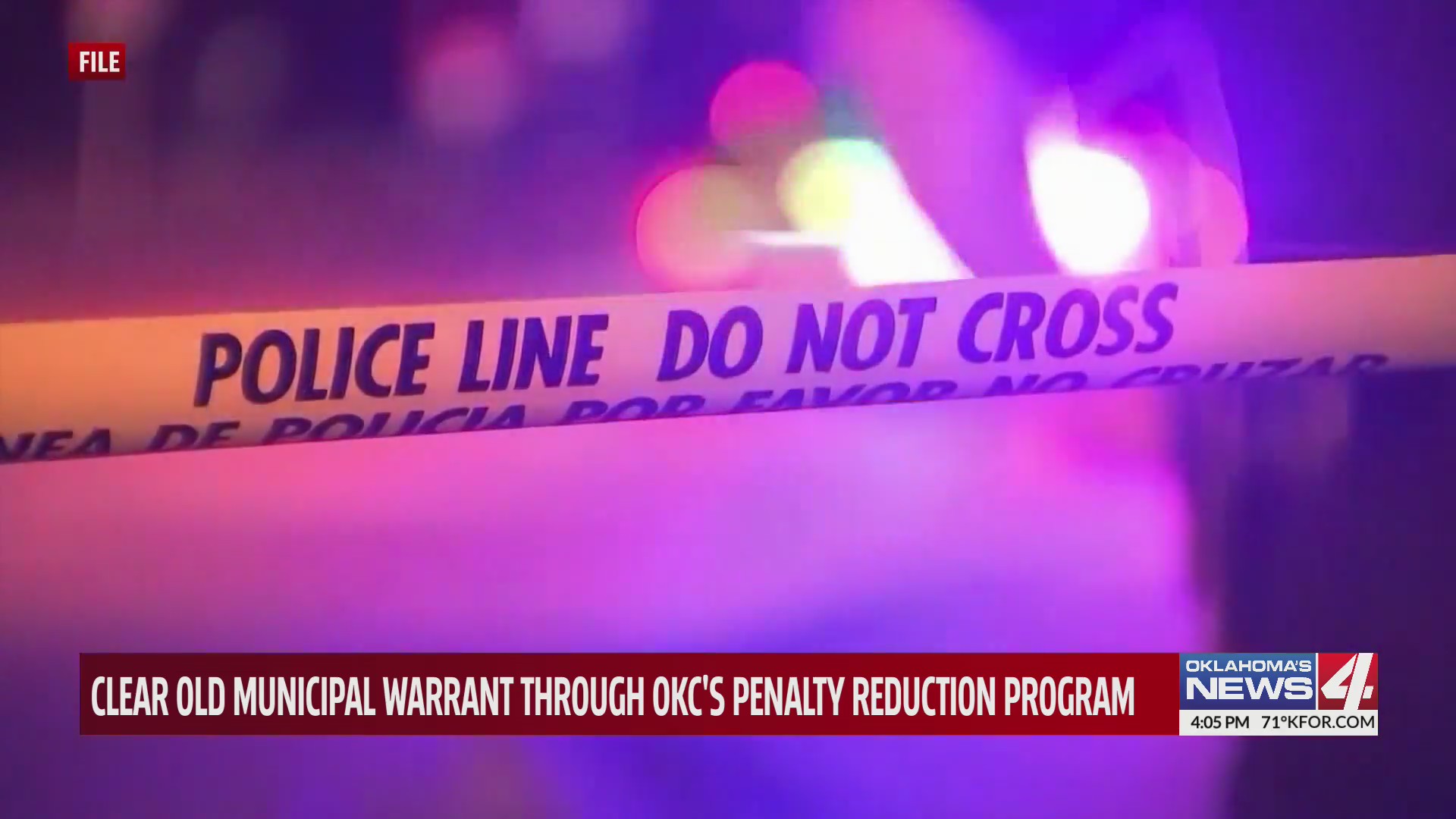 Clear old municipal warrant through OKC’s penalty reduction program ...