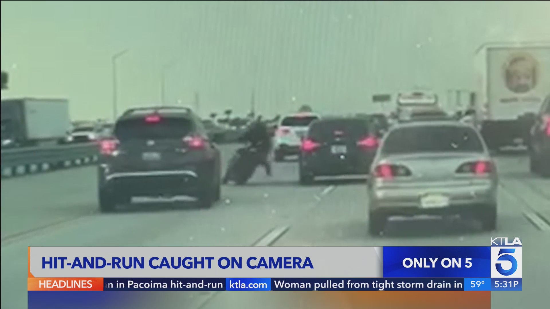 Hit-and-run driver injures motorcyclist in Rancho Cucamonga – KTLA