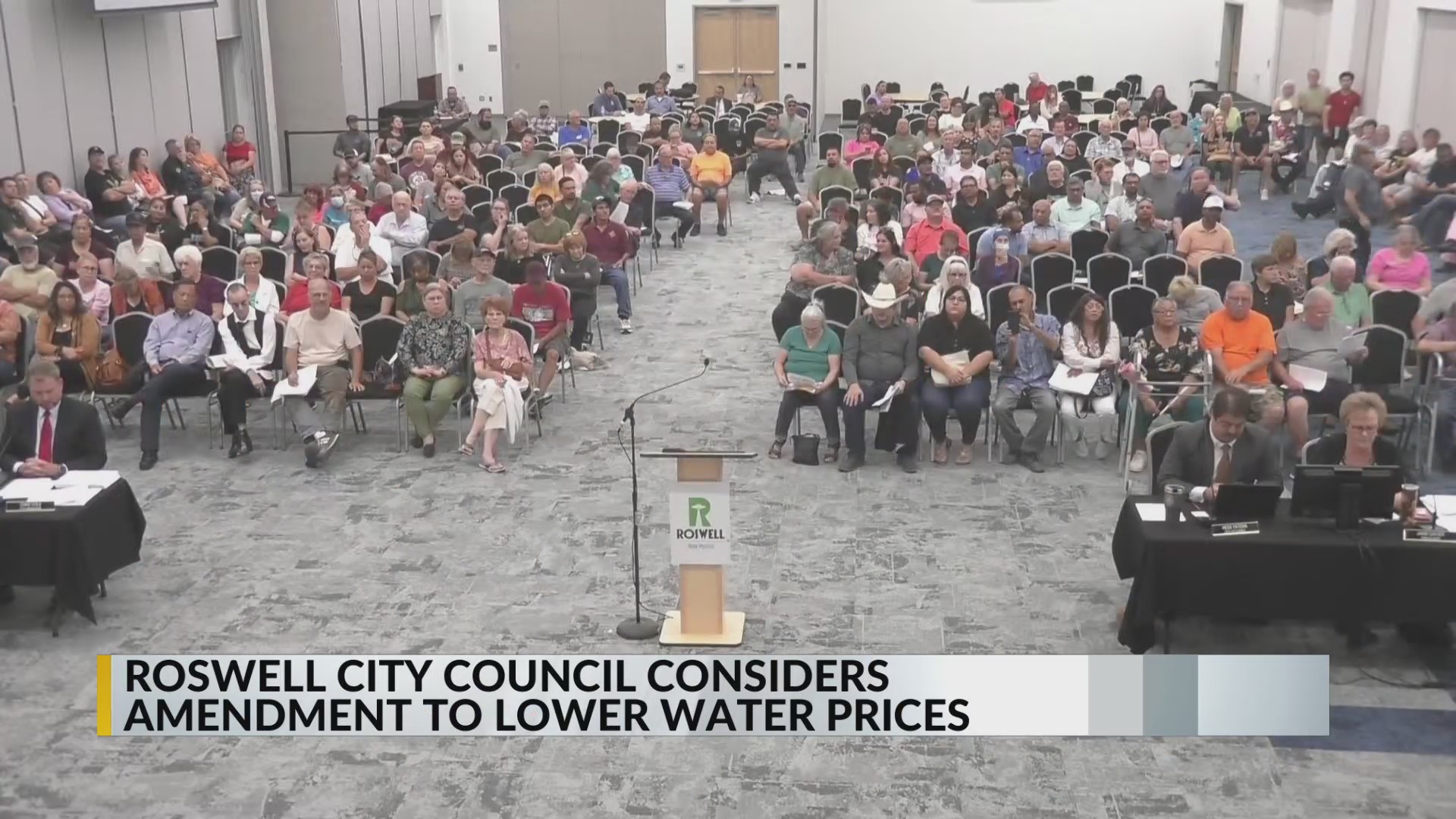 Residents voice frustration over Roswell water bill hike – KRQE NEWS 13 ...