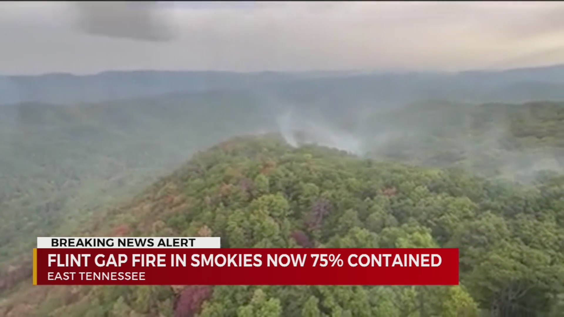 Flint Gap Fire in Smokies now 75% contained – WKRN News 2