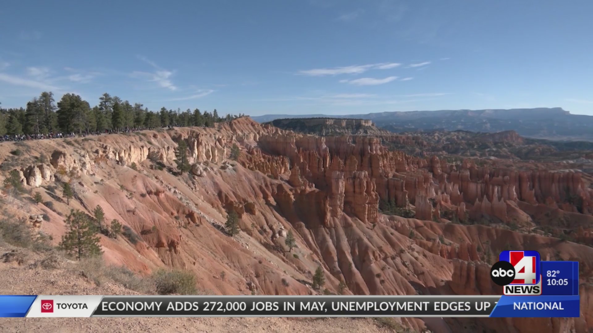 Bryce Canyon park ranger dies after tripping, falling while on-duty – WBTW