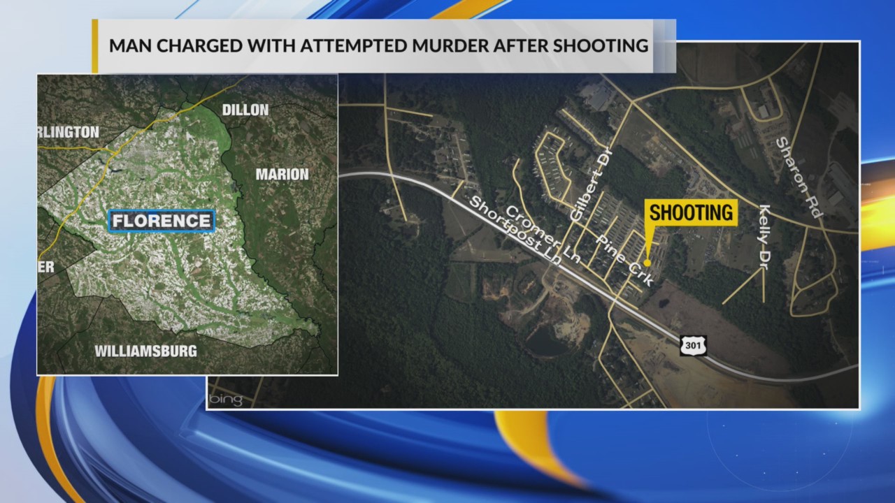Man charged with attempted murder in Florence County shooting – WBTW
