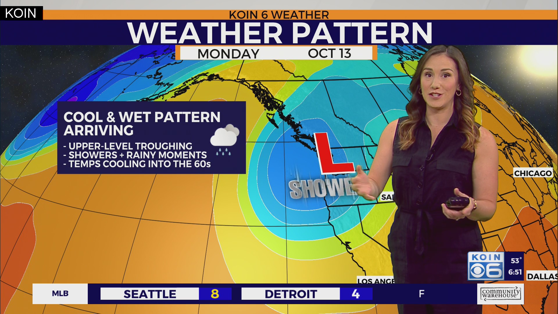Dry Wednesday with cool & wet weather arriving this weekend in Portland ...