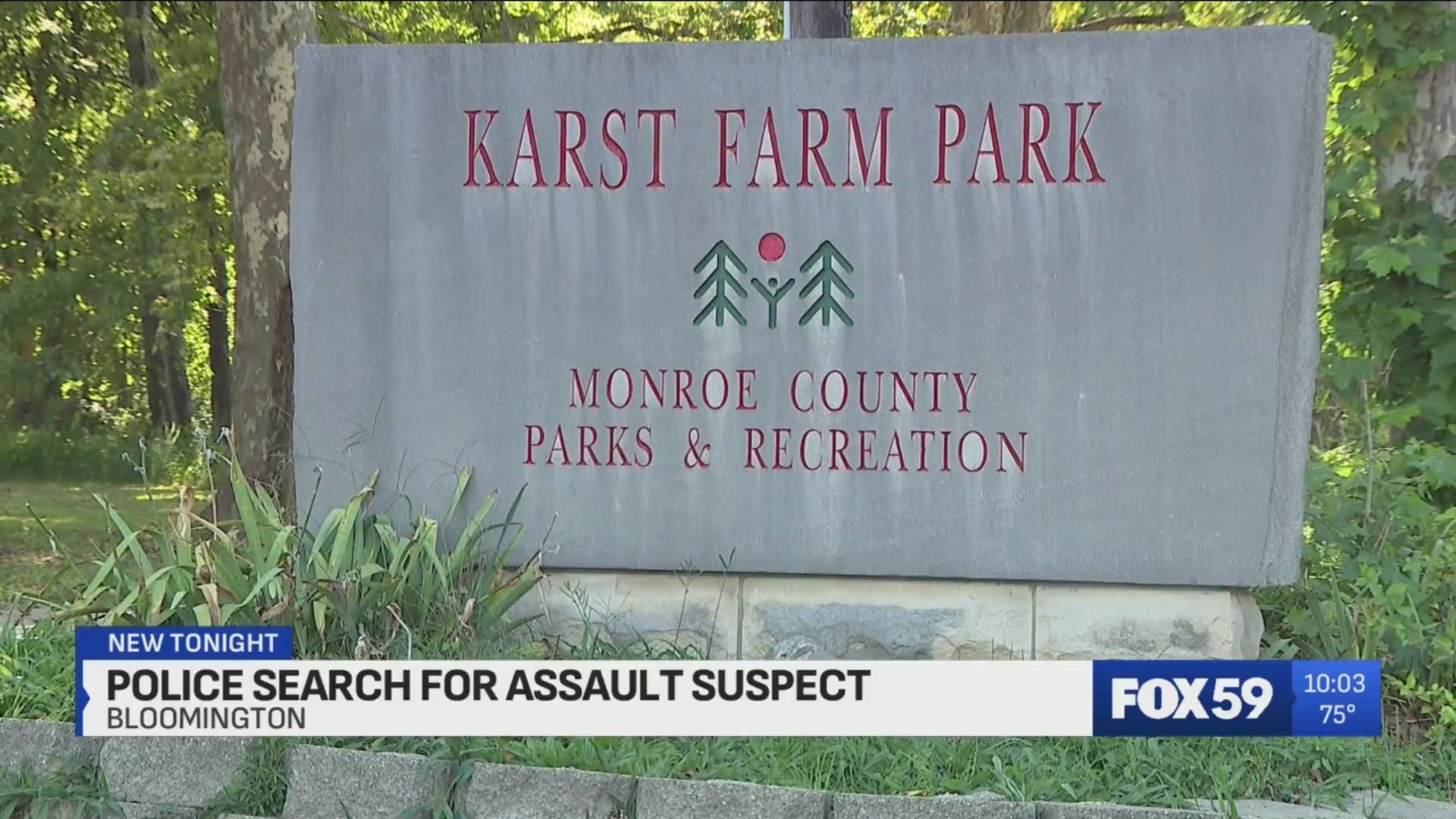 Deputies searching for suspect after reported assault at Karst Farm Greenway – Fox 59