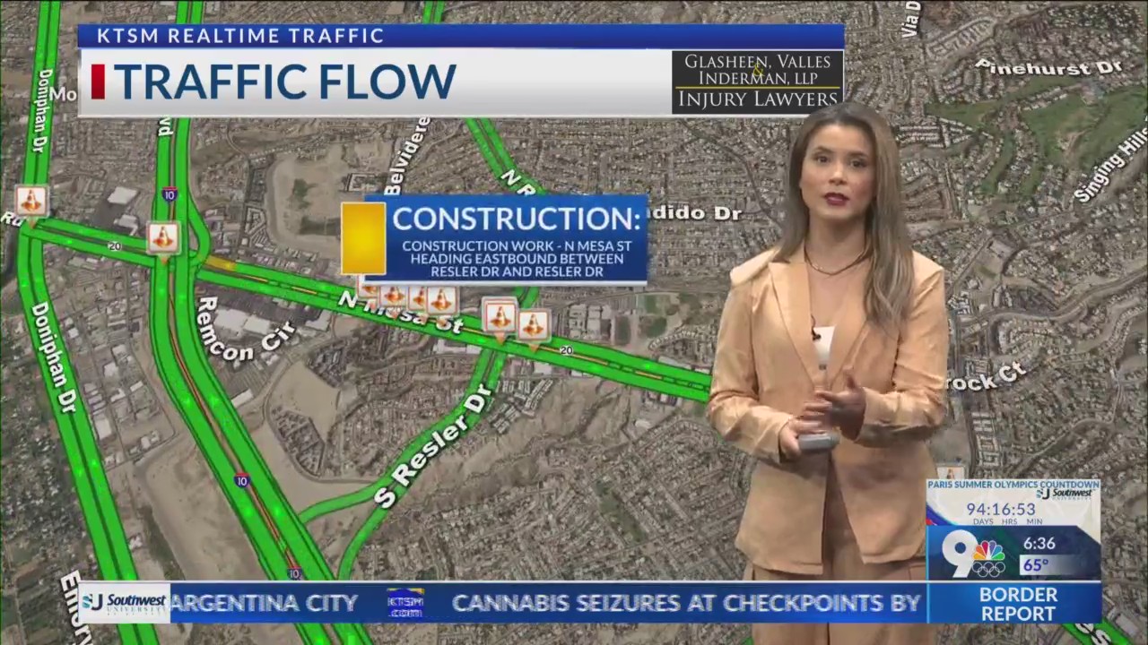 Traffic flow with Jasmine Perry – KTSM 9 News