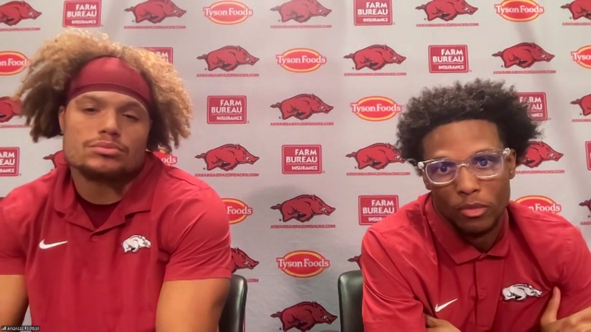 WATCH: Razorbacks look ahead to Mississippi State | Hear from Rohan ...