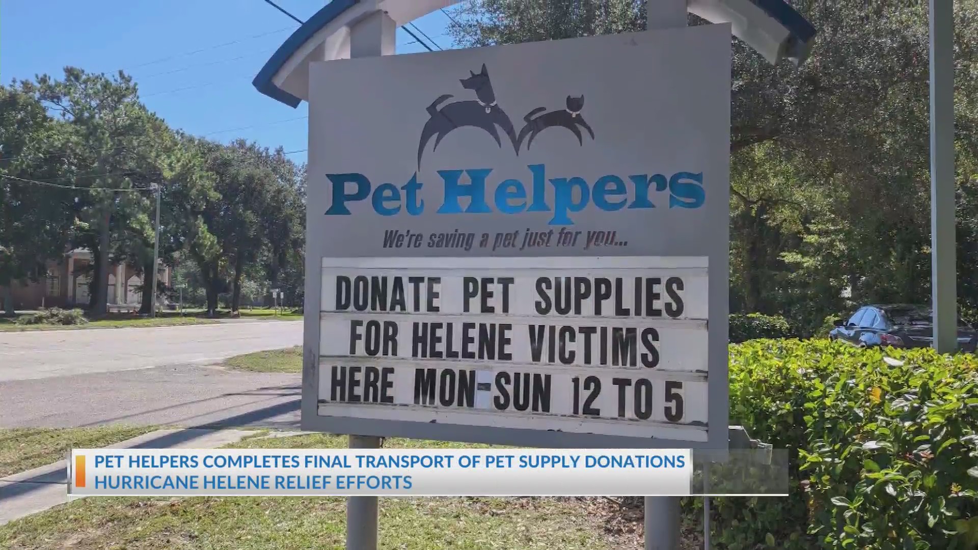 Pet Helpers completes final transport of pet supply donations – WCBD News 2
