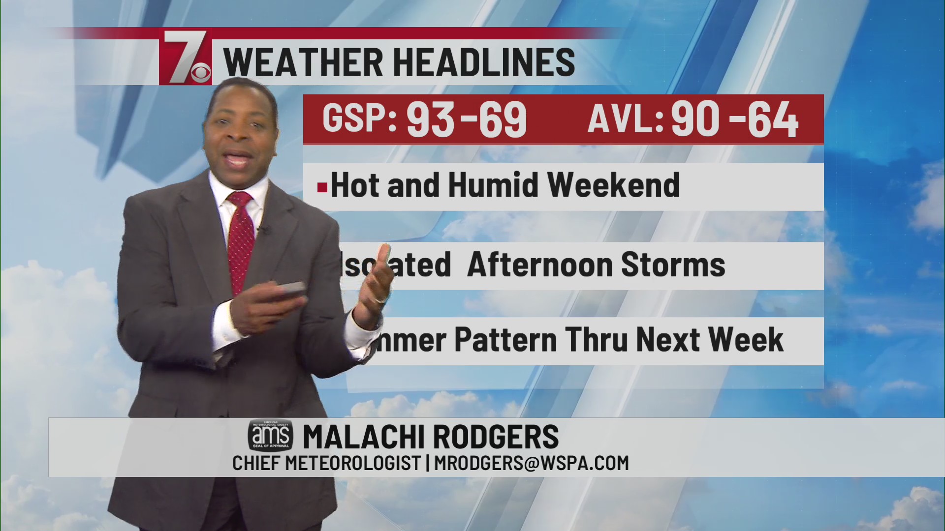 Friday PM Weather – WSPA 7NEWS