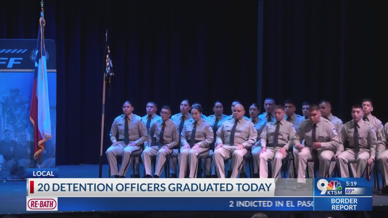 EPCSO: 20 cadets graduate from basic detention academy – KTSM 9 News