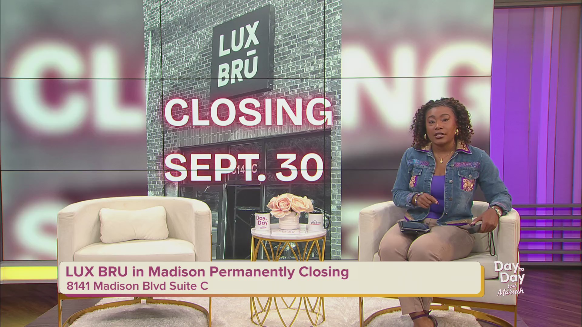 LUX BRU in Madison Permanently Closing | September 12, 2025 | Day to ...