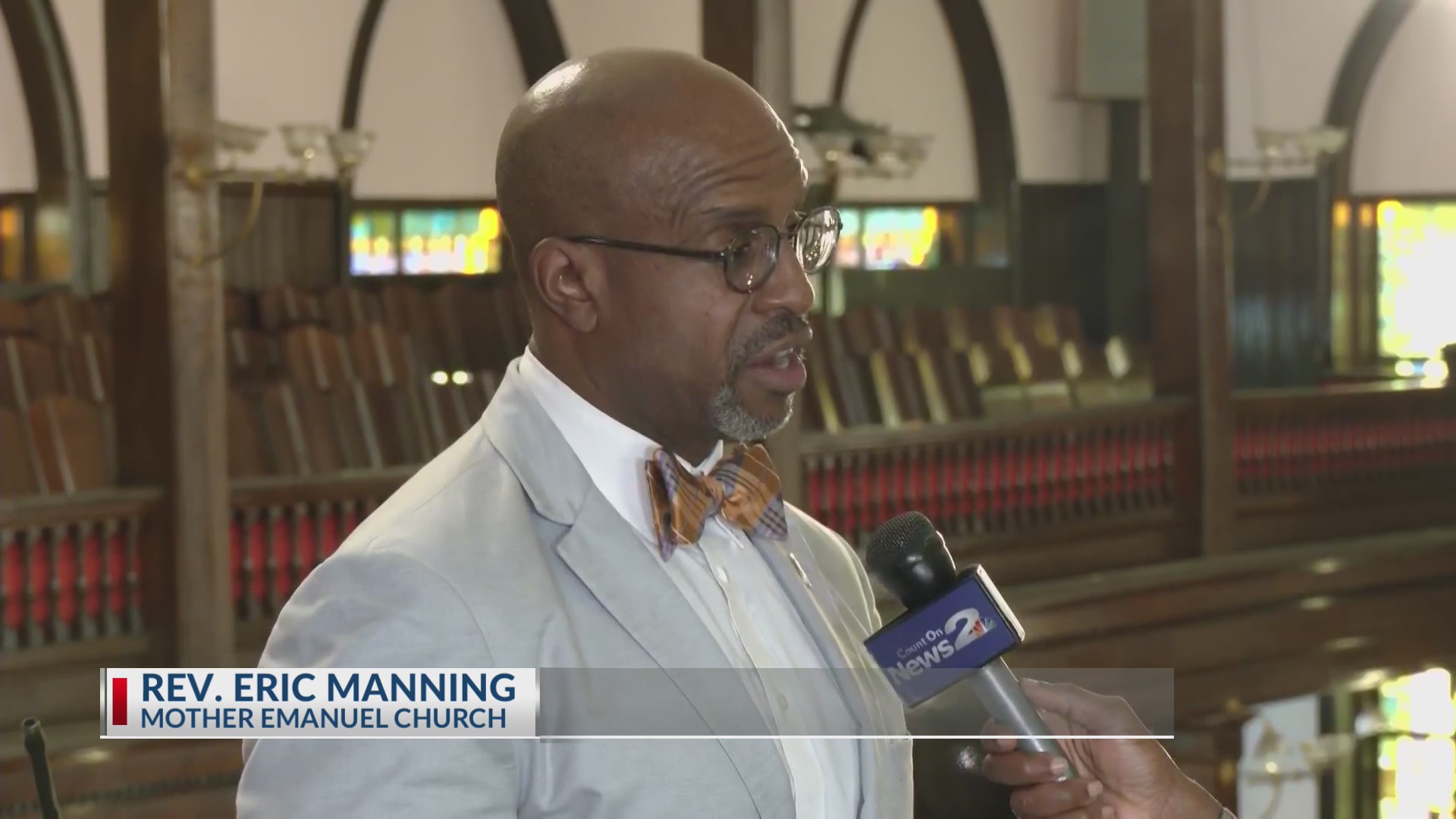 Rev. Eric Manning, current pastor of Mother Emanuel AME, reflects on ...