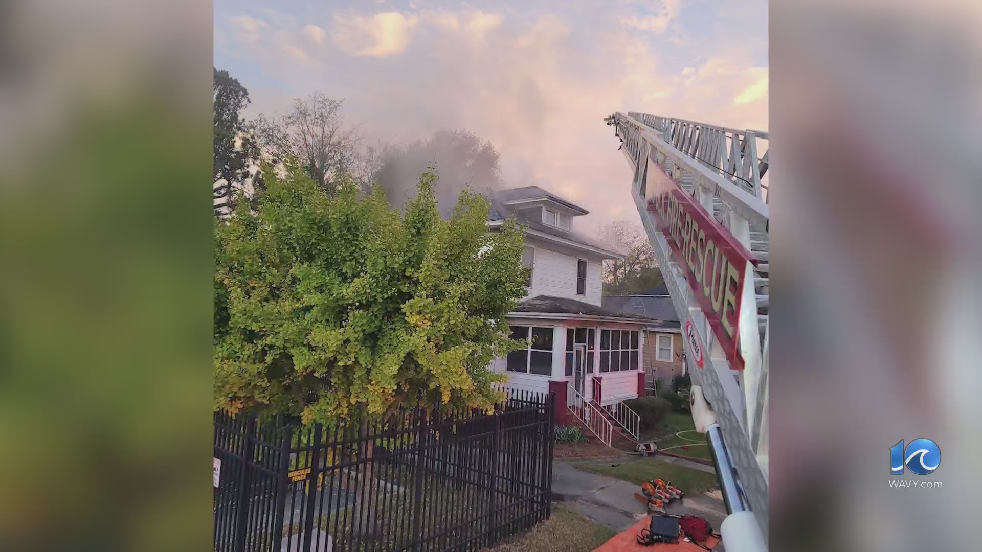 Two people displaced after early morning house fire in Norfolk – WAVY.com