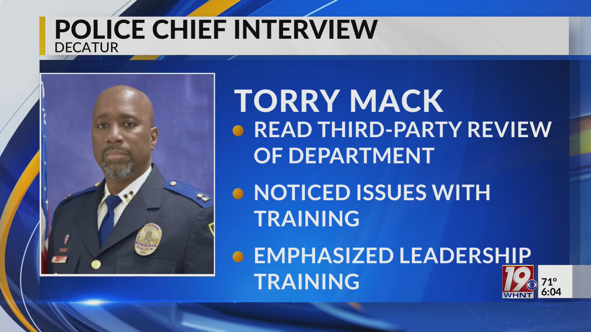 Public Interview for Police Chief Position | April 16, 2025 | News 19 ...
