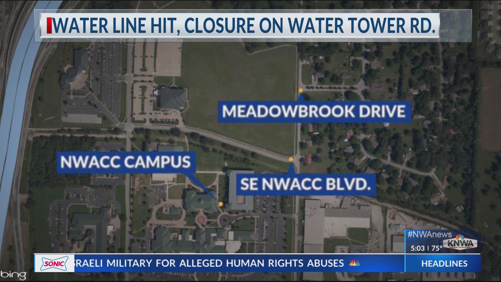 NWACC closing early Tuesday due to no running water – KNWA FOX24