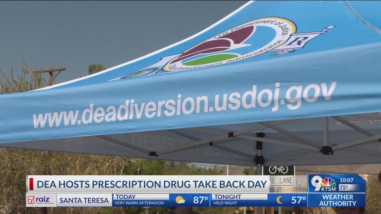 DEA hosts Drug Take Back Day – KTSM 9 News