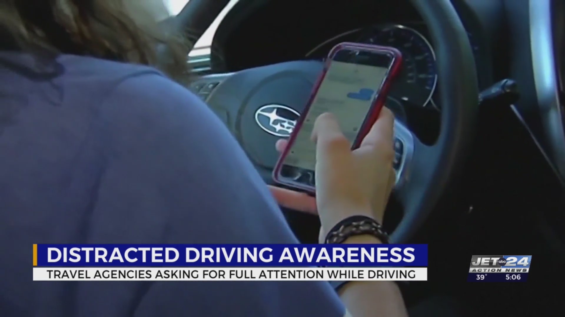 April marks Distracted Driving Awareness Month, travel agencies ask for ...