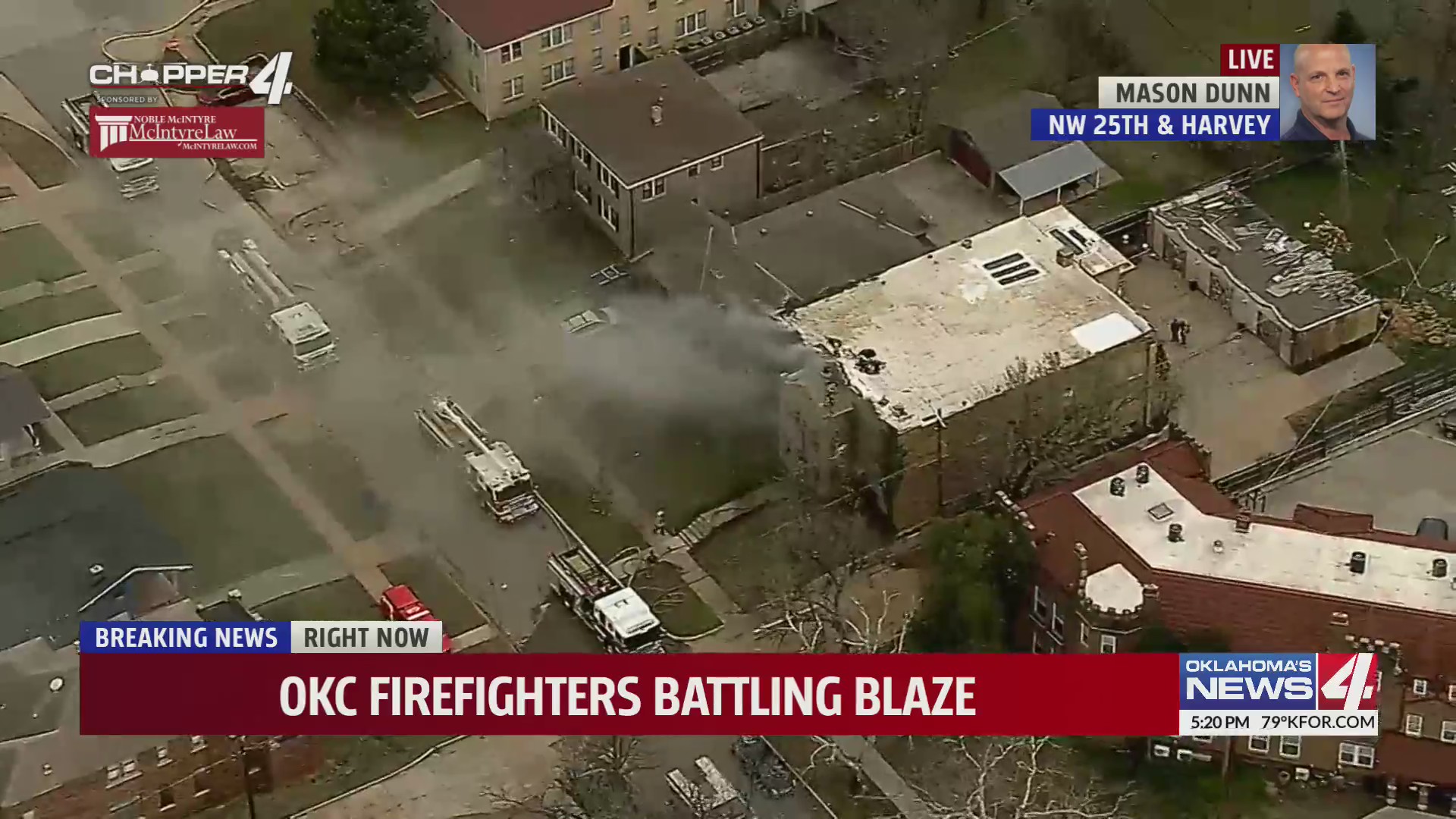 OKC firefighters respond to apartment fire in NW OKC – KFOR.com ...