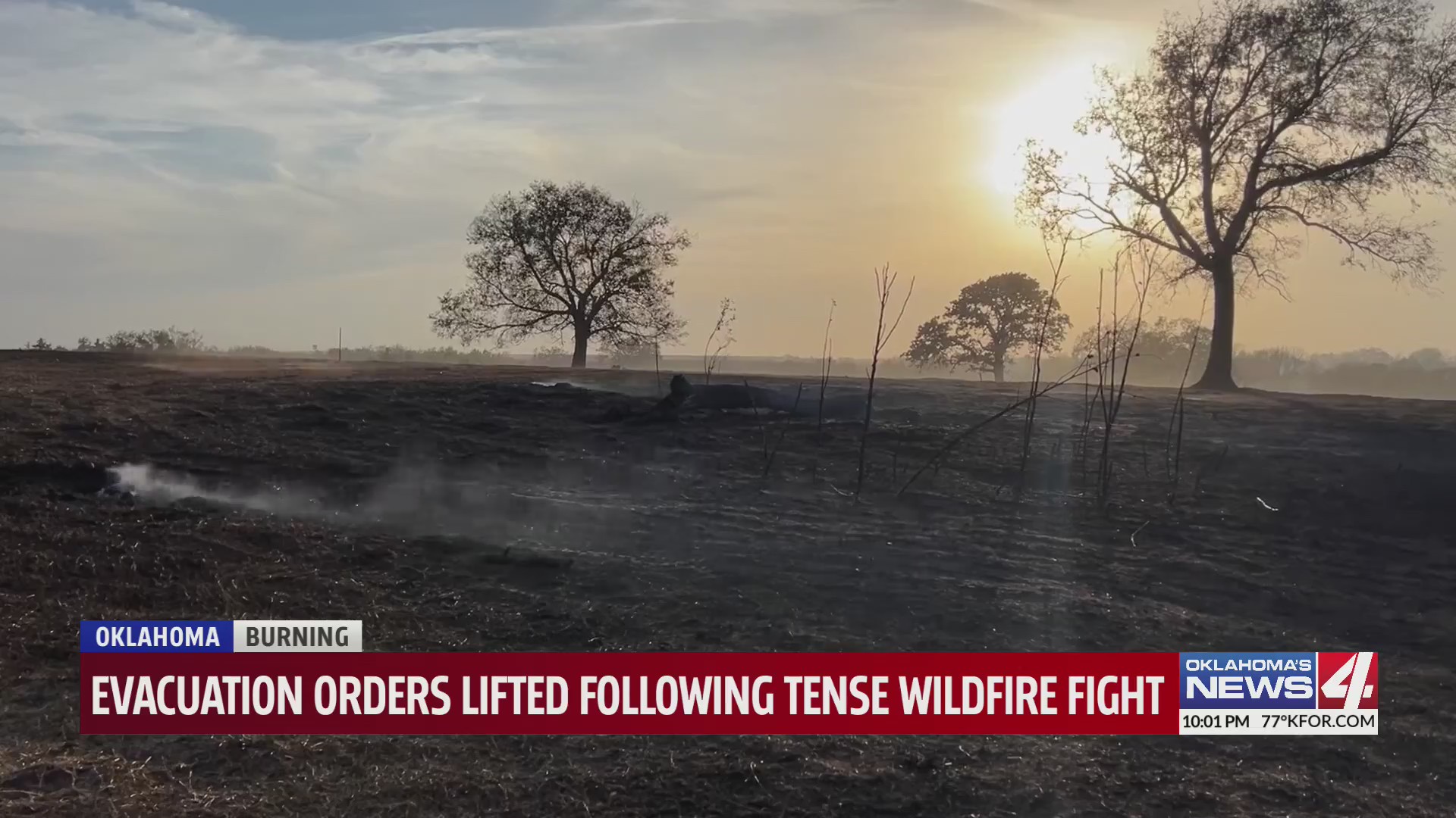 Evacuation orders lifted following tense wildfire fight – KFOR.com ...
