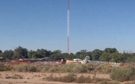 Radio tower collapses in North Valley – KRQE NEWS 13 – Breaking News ...