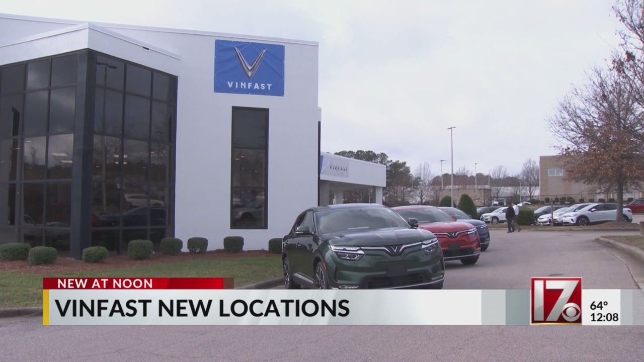 New VinFast locations – CBS17.com