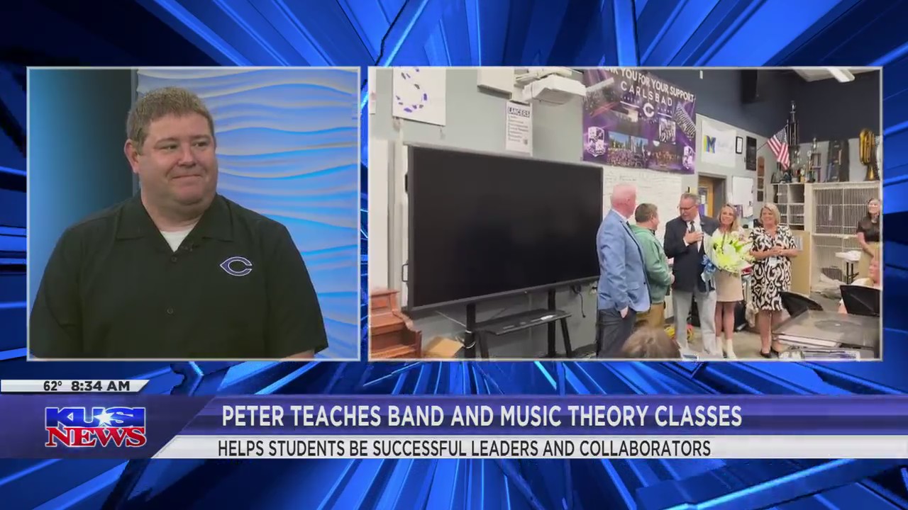 Peter Manzi, named one of the San Diego Teachers of the Year, talks ...