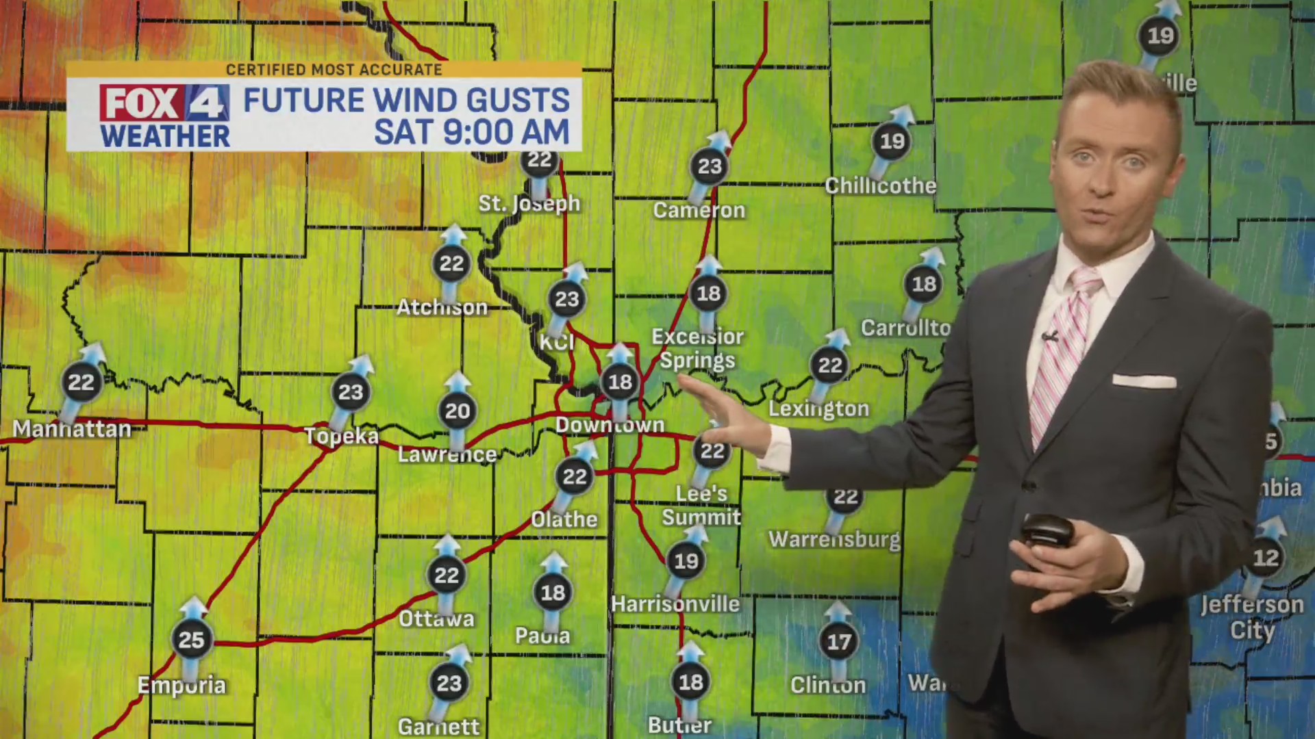 Friday afternoon forecast – FOX 4 Kansas City WDAF-TV | News, Weather ...