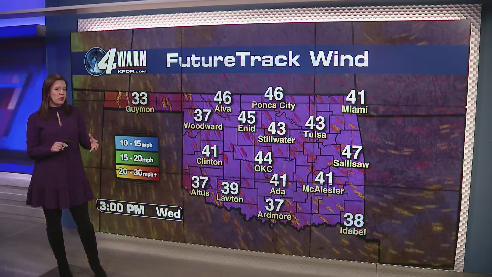 Emily Sutton details today’s fire danger, high winds and cold temps (3 ...
