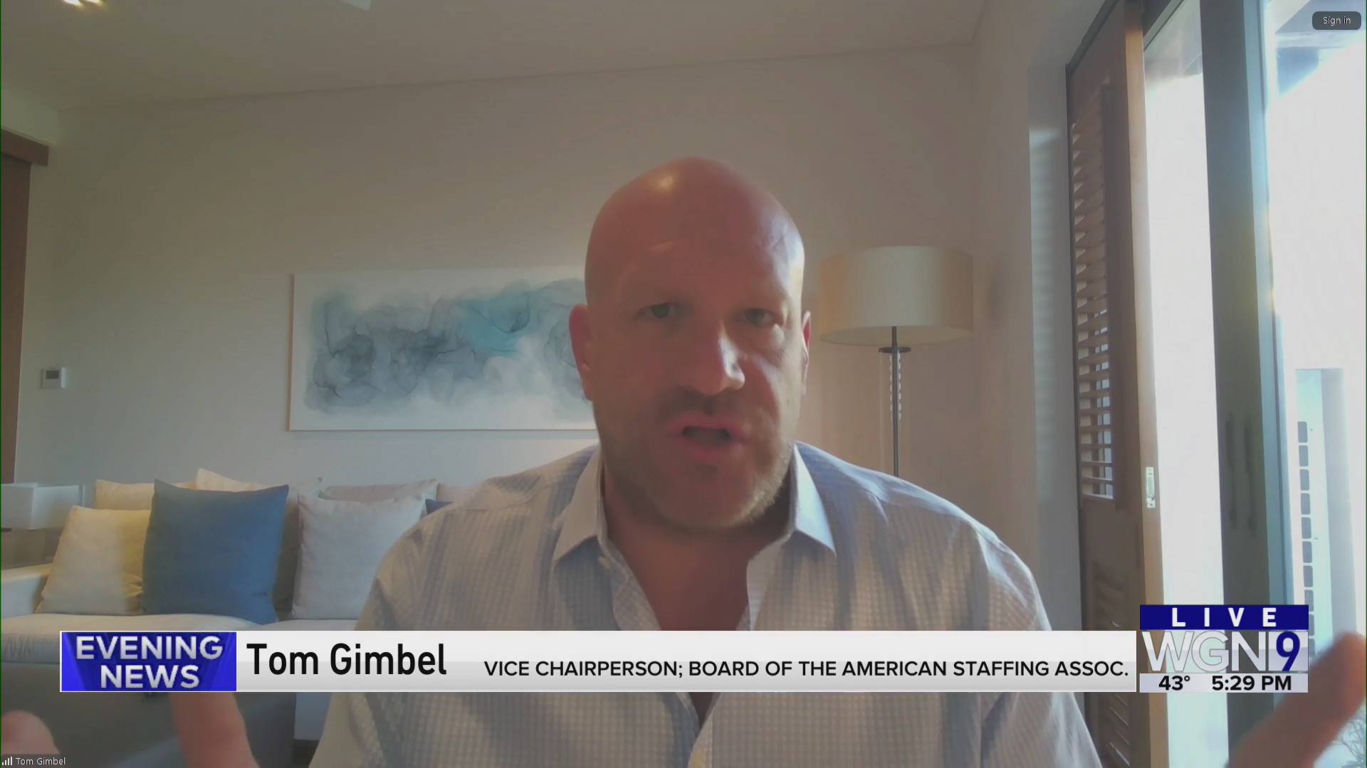 Tom Gimbel on being friends with your boss – WGN-TV
