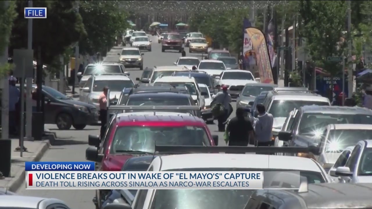 Violence breaks out in wake of “El Mayo” capture – KTSM 9 News