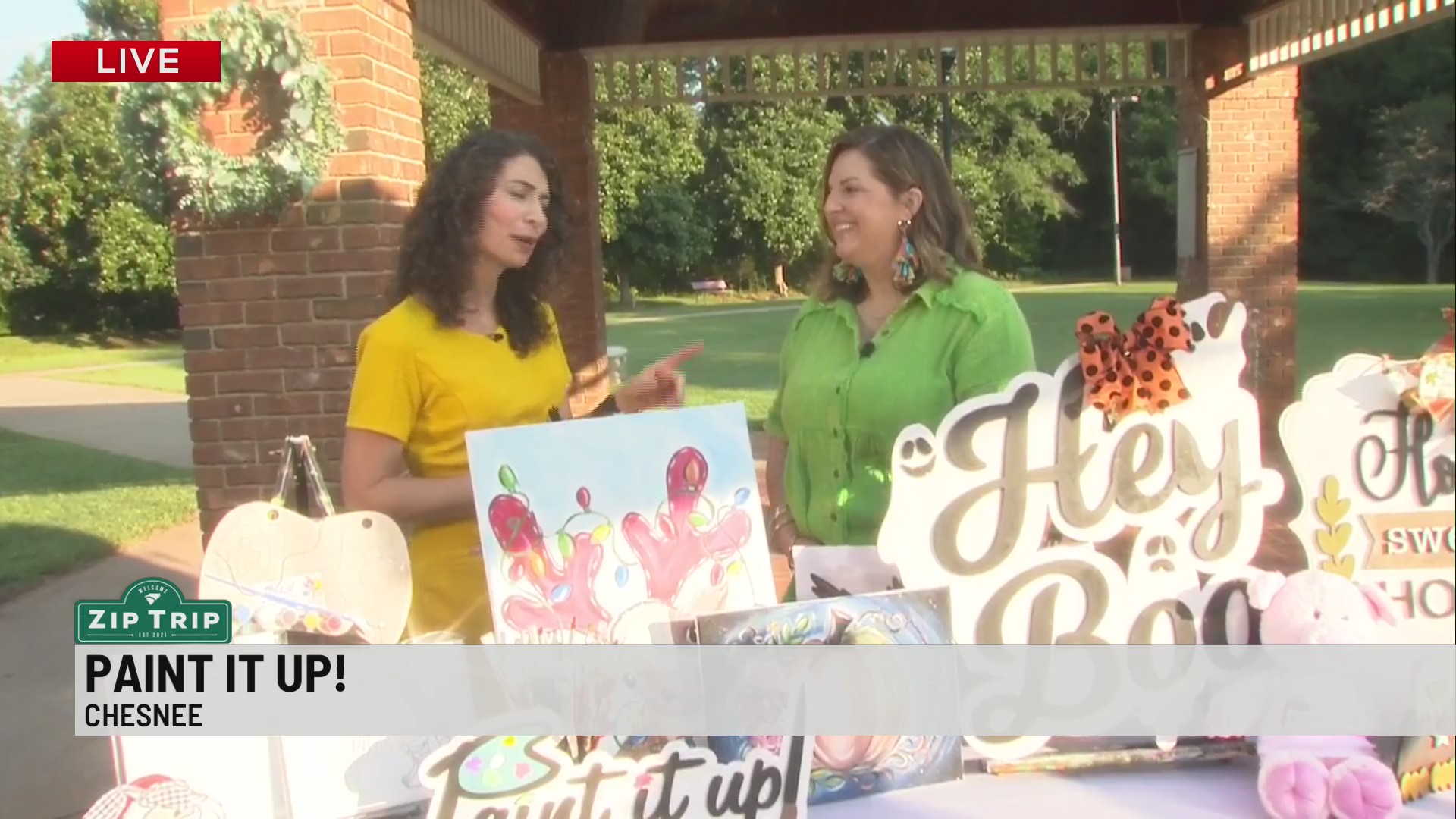Zip Trip Chesnee: Paint it Up! – WSPA 7NEWS
