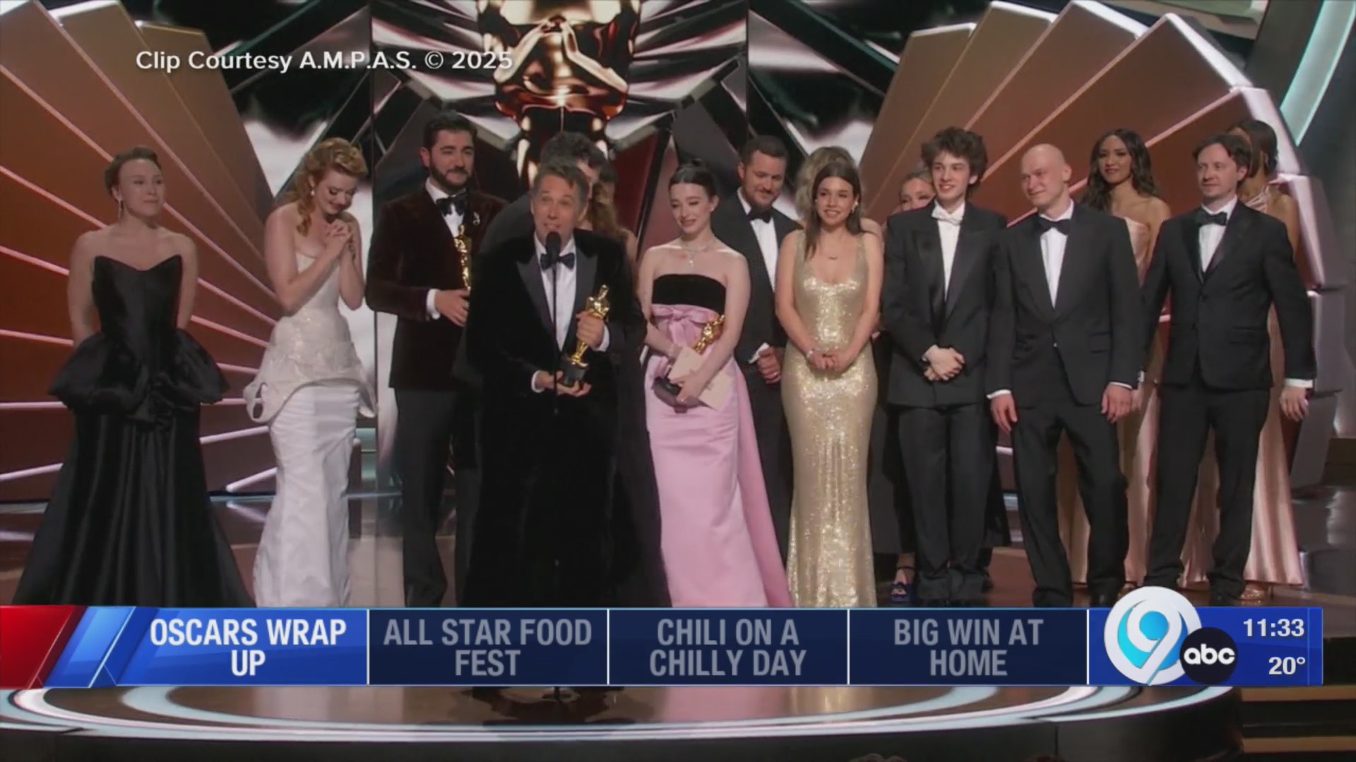Anora wins big at the Oscars taking home five awards – WSYR