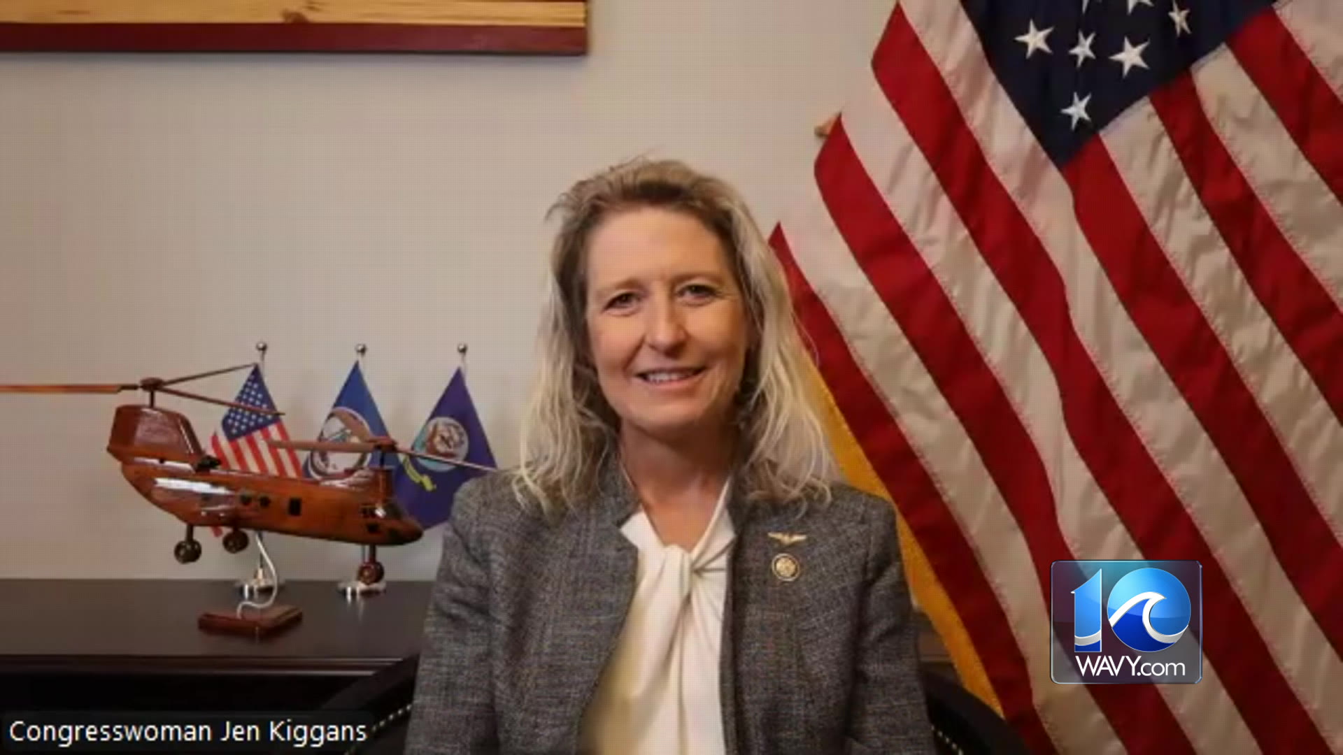 FULL INTERVIEW: Rep. Jen Kiggans speaks on veterans, town halls and ...
